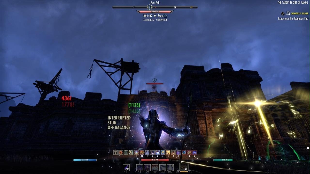 The Elder Scrolls Online, 1440p 60fps mode, pvp siege battle! PS5 ...