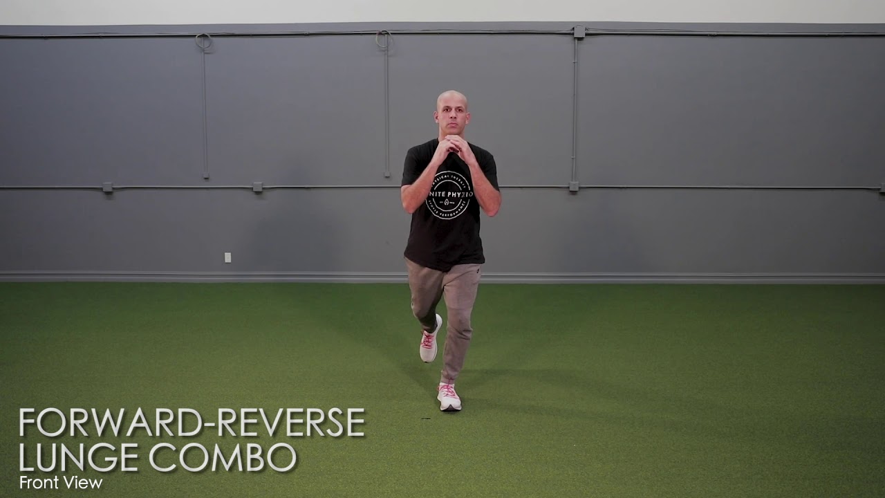 FORWARD REVERSE LUNGE COMBO - YouTube