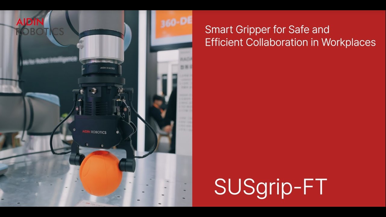 Smart Gripper for Safe and Efficient Collaboration in Workplaces - YouTube