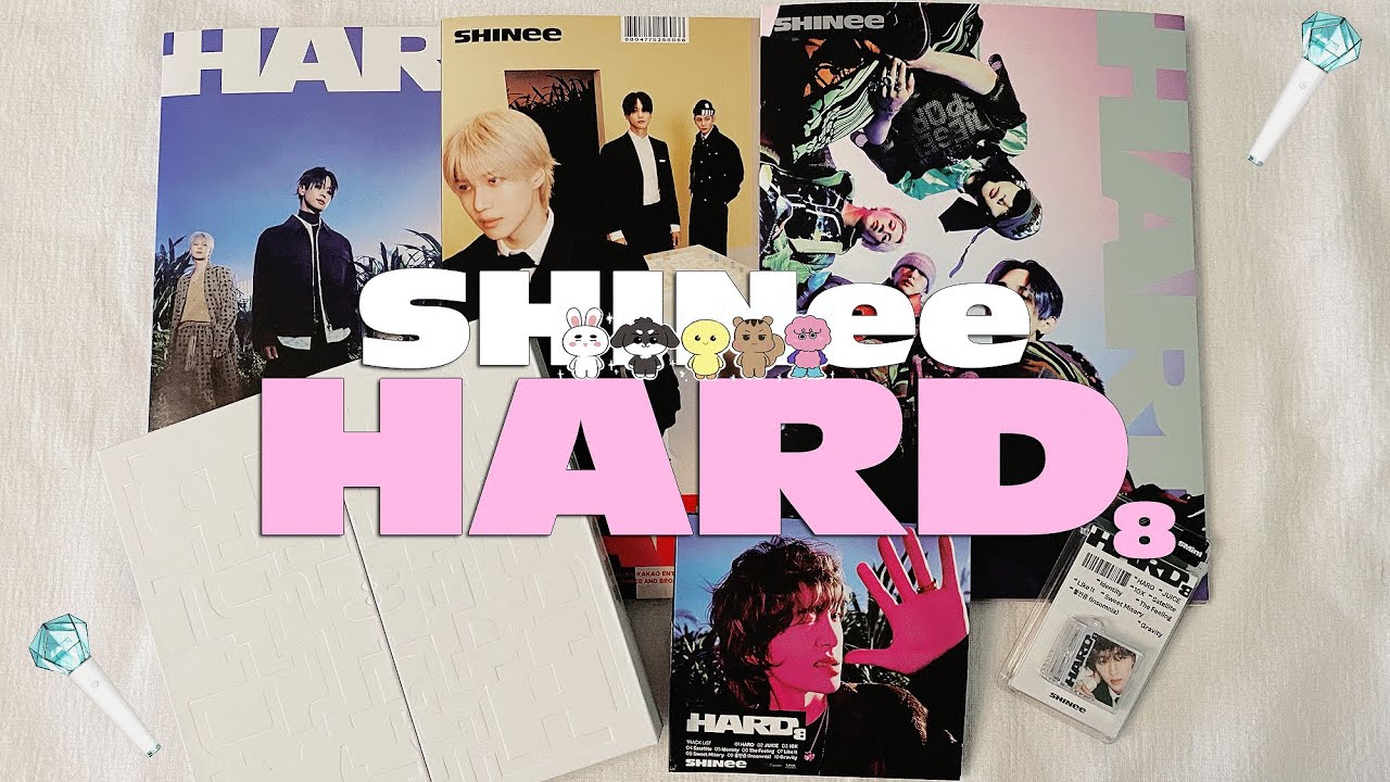 shinee 샤이니 8th album hard 하드 (play, photobook, digipack & smini ver ...