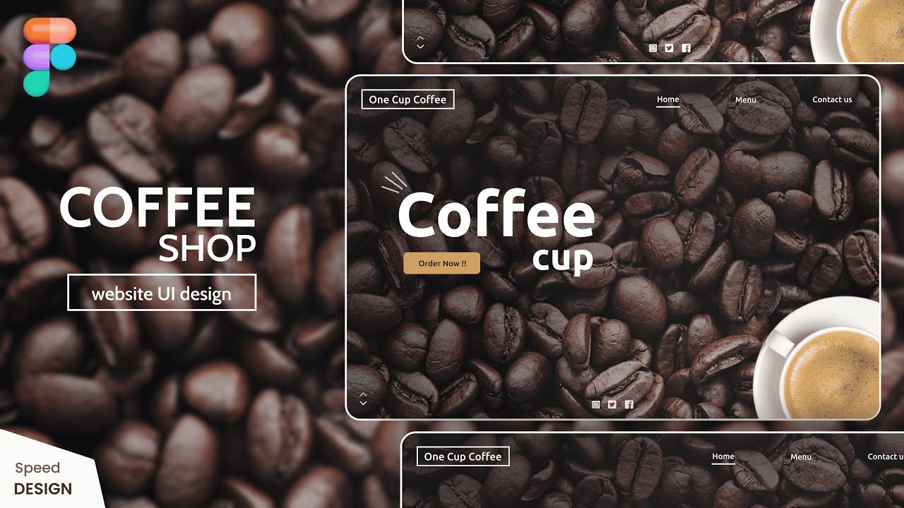 Coffee Shop Website UI || Figma Design || DVxUI - YouTube