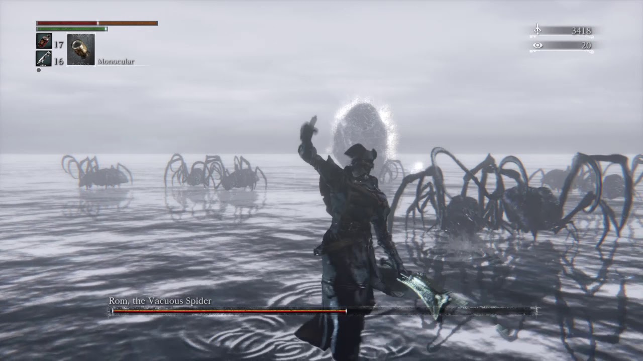 Bloodborne rom the vacuous spider - YouTube