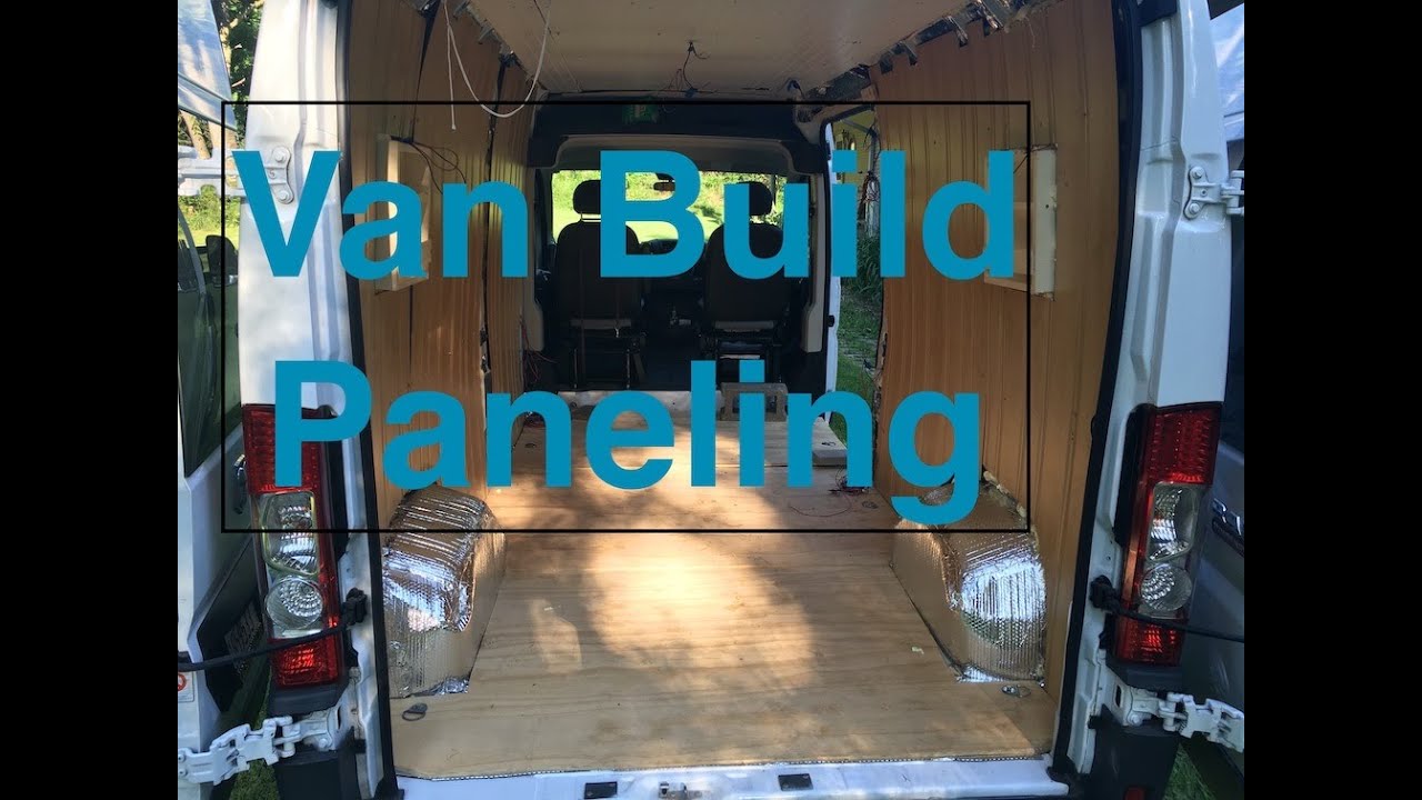 Van Build Paneling on 2017 Promaster. So easy. - YouTube