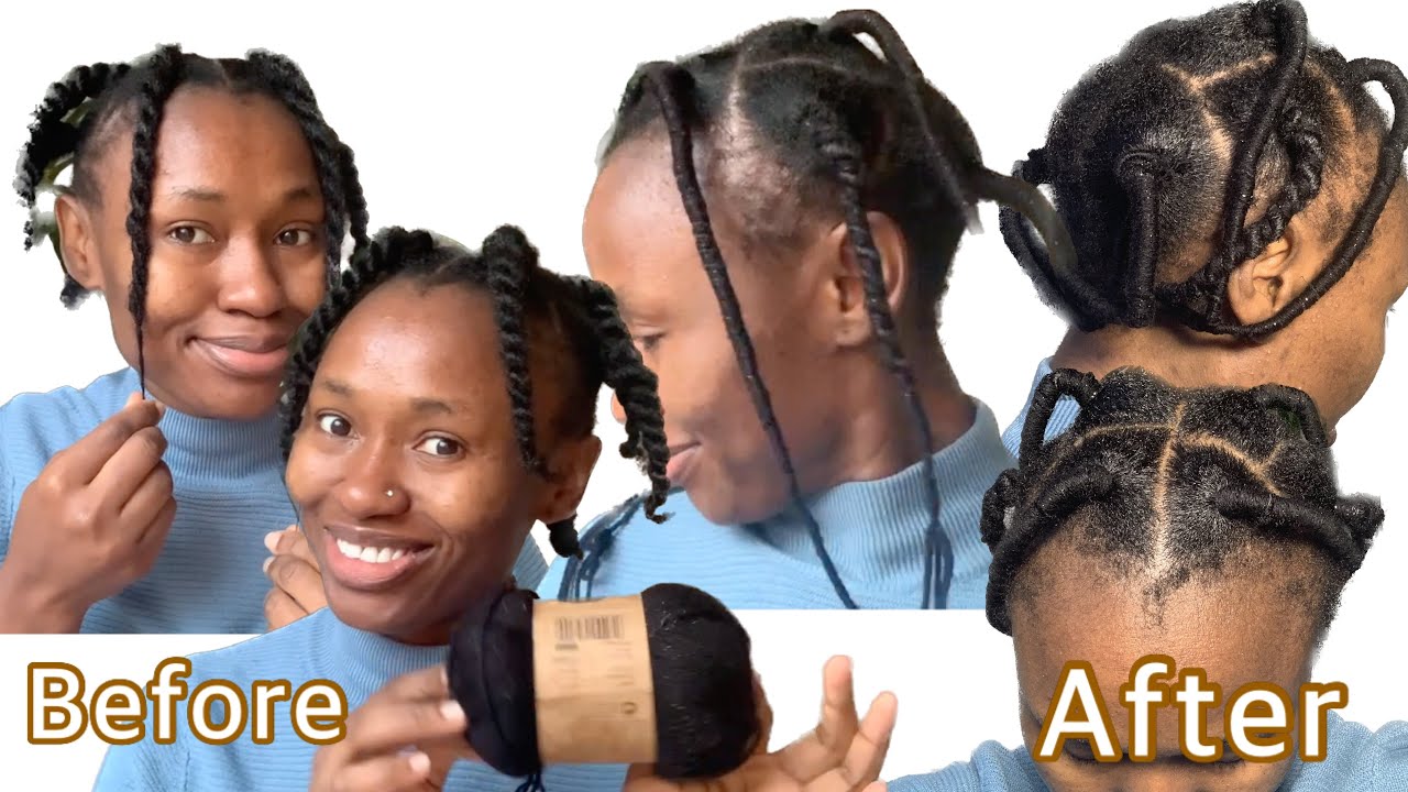 HOW TO DO AFRICAN THREADING ON NATURAL HAIR #naturalhair - YouTube