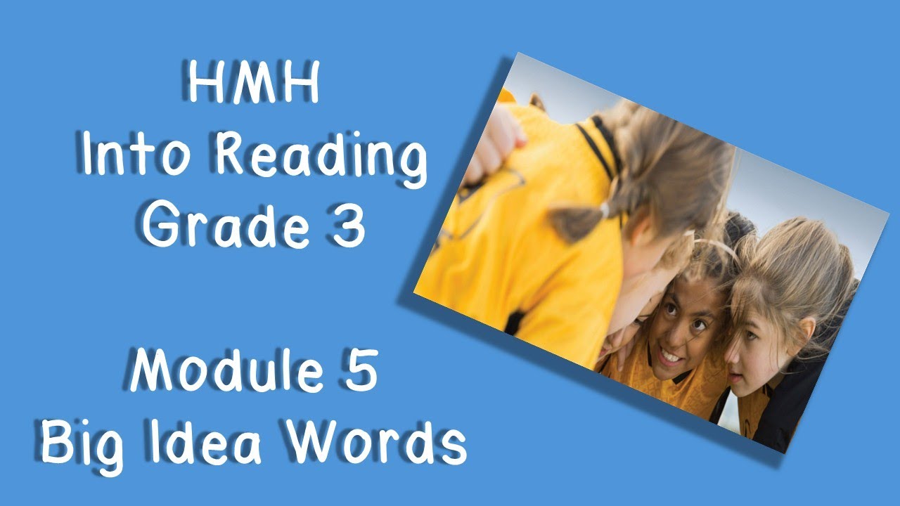 HMH Into Reading Grade 3 - Module 5 Big Idea Words - YouTube