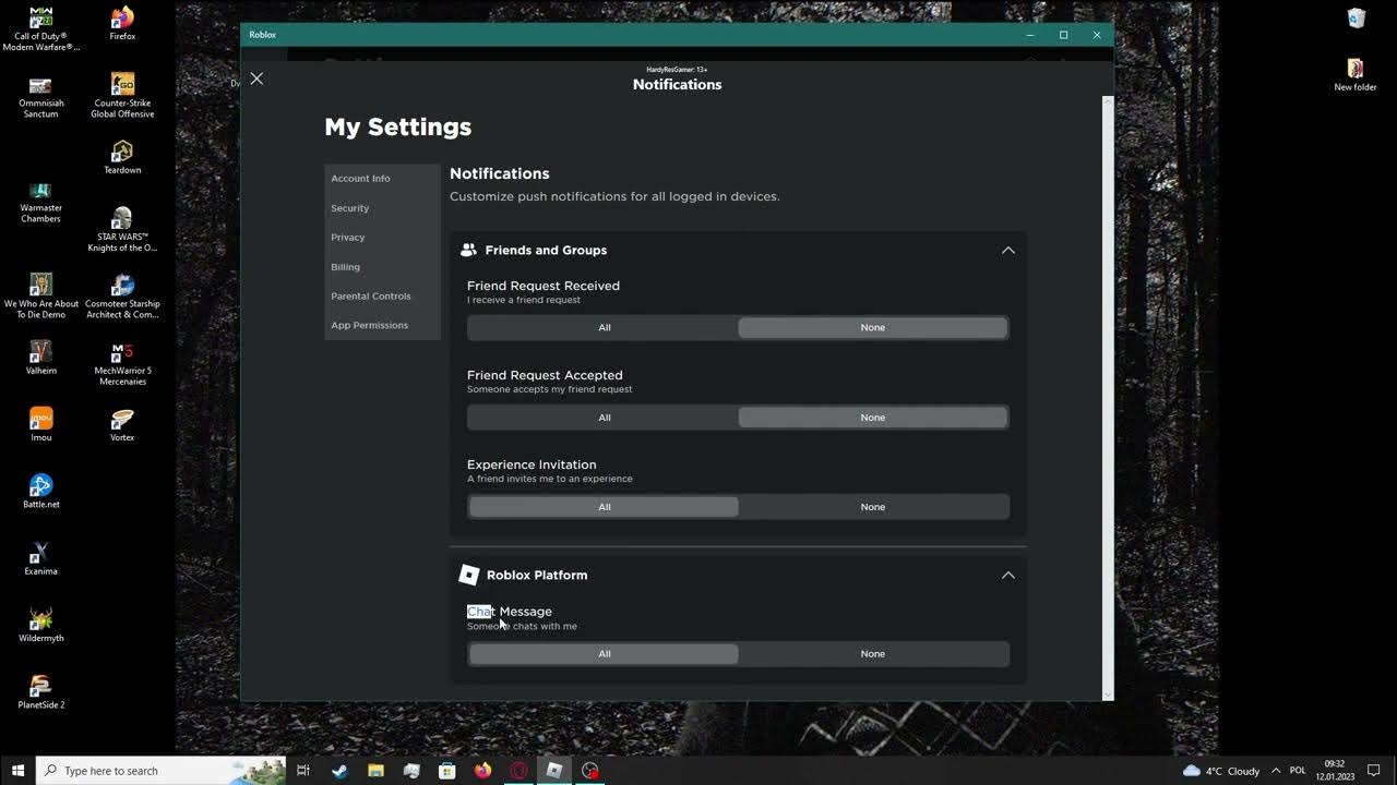Roblox How To Manage Notifications - YouTube