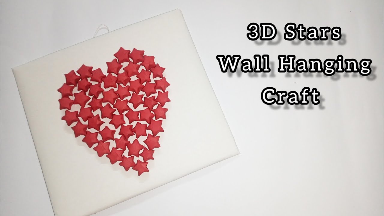 How to make 3d star with paper | mini stars | wall hanging craft ideas ...