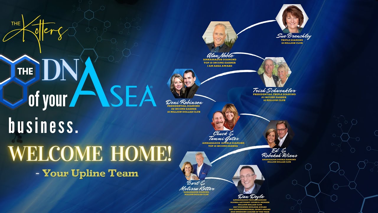 Meet Your Upline Team The DNA of Your ASEA Business - YouTube