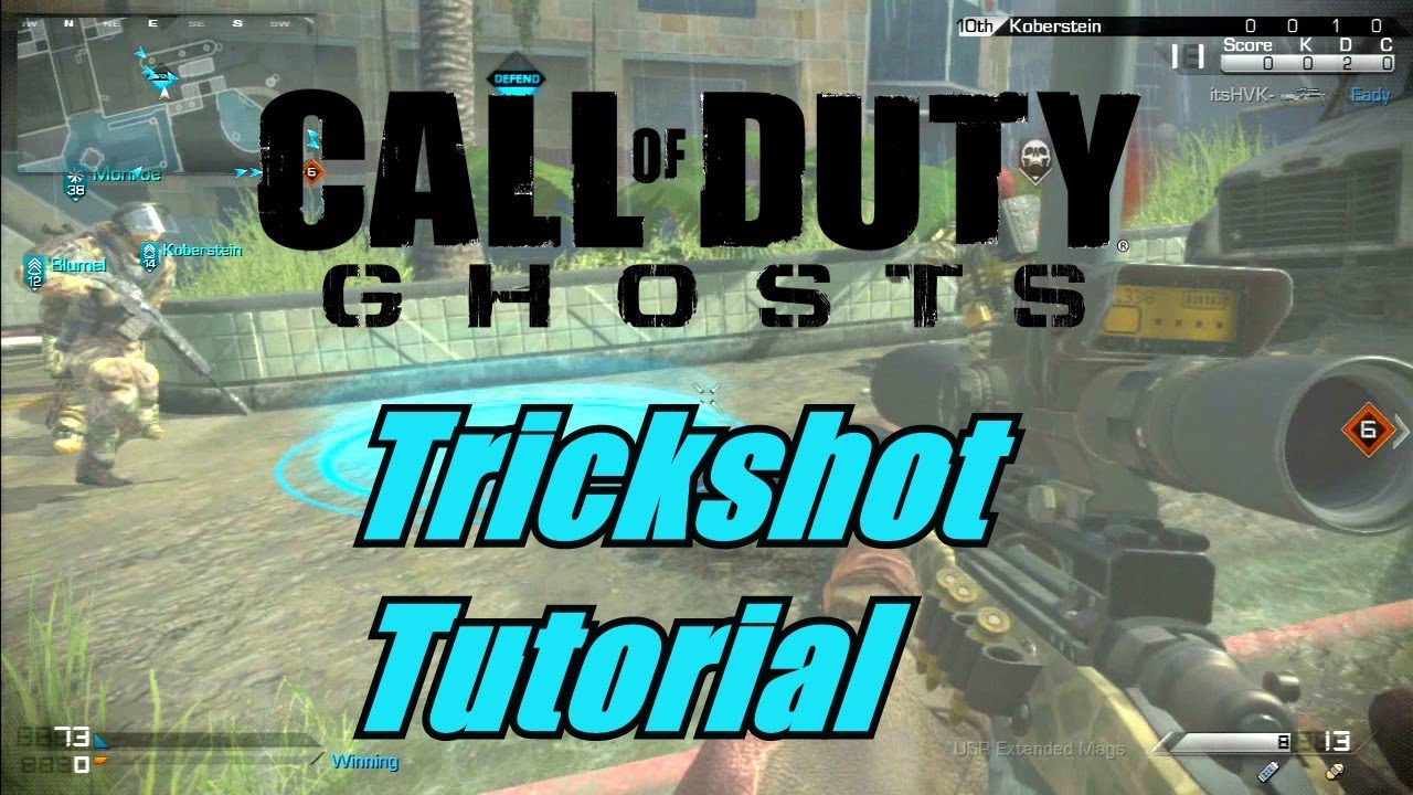 Cod Ghosts | Trickshot Tutorial | Delay Shot @xCodShots - YouTube
