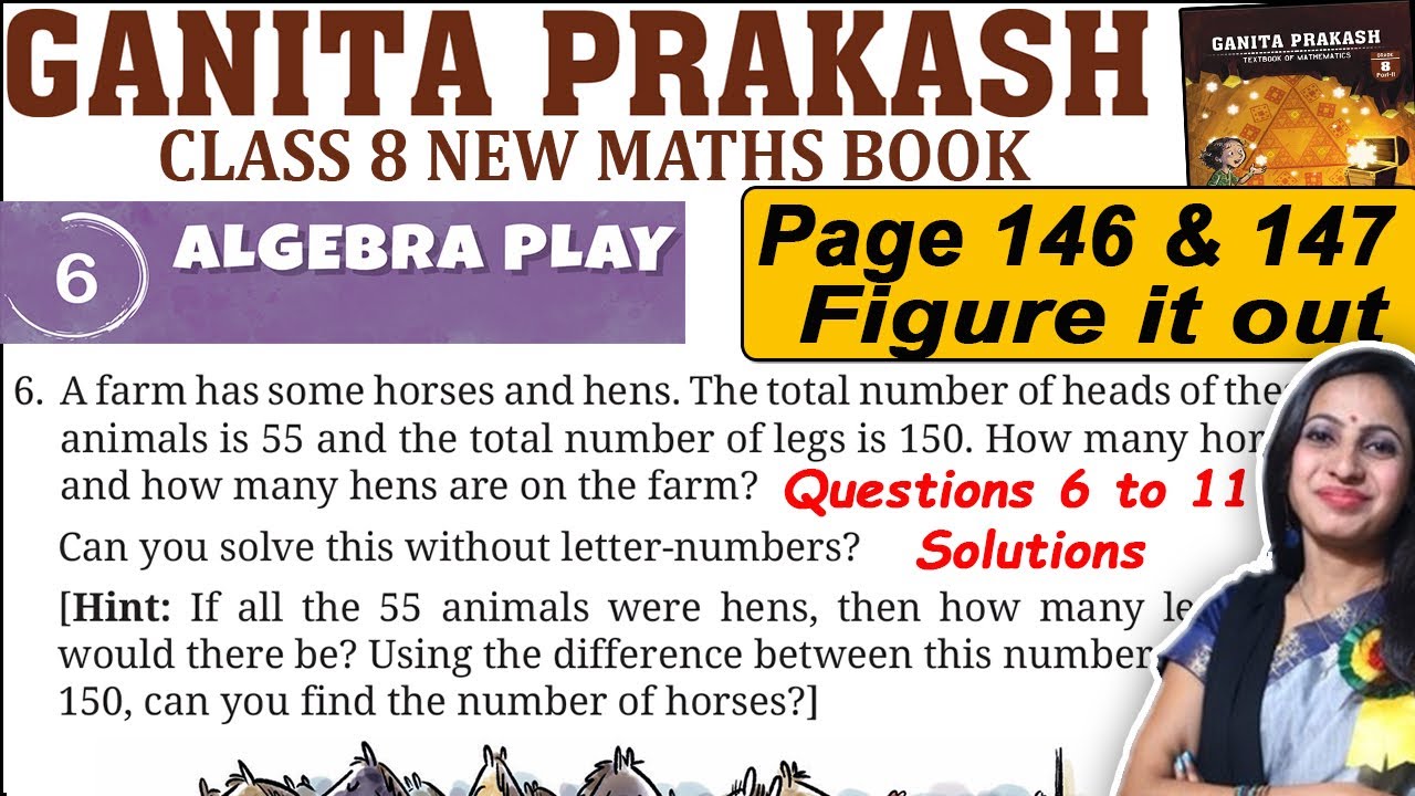 Class 8 Maths Ganita Prakash Part 2 | Chapter 6 Algebra Play | Page 146 ...
