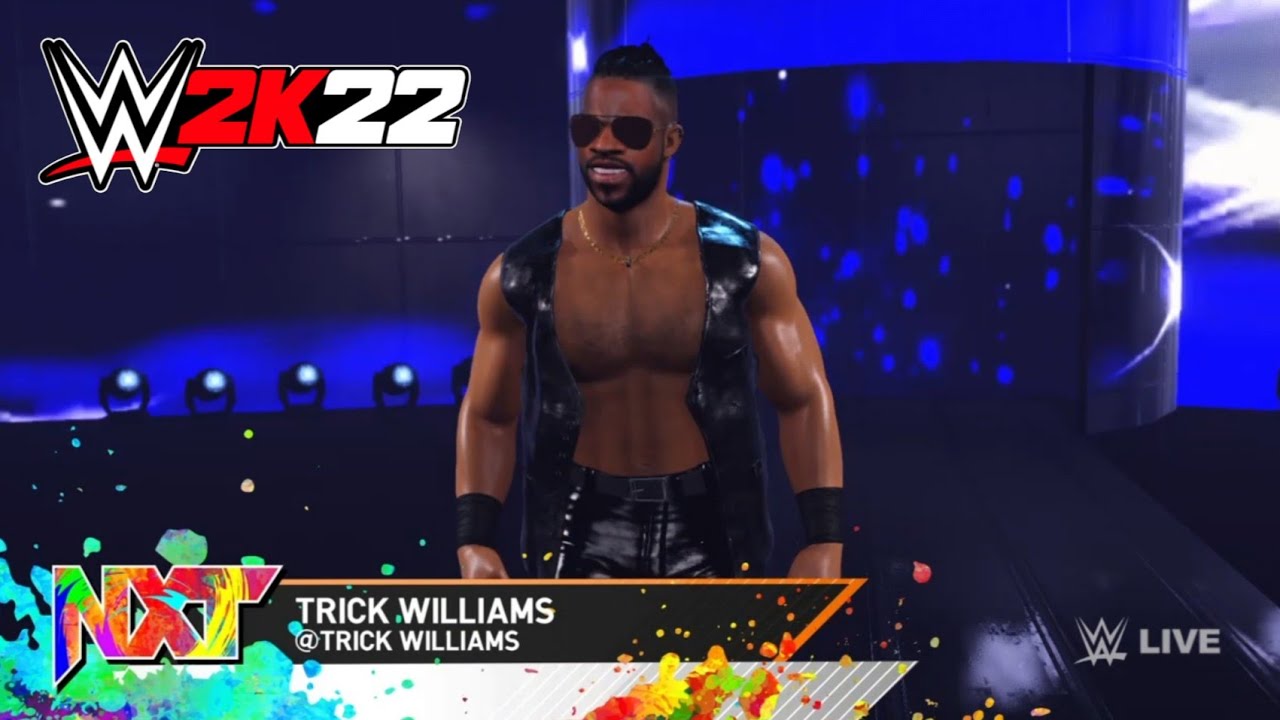 WWE 2K22 Trick Williams entrance - YouTube