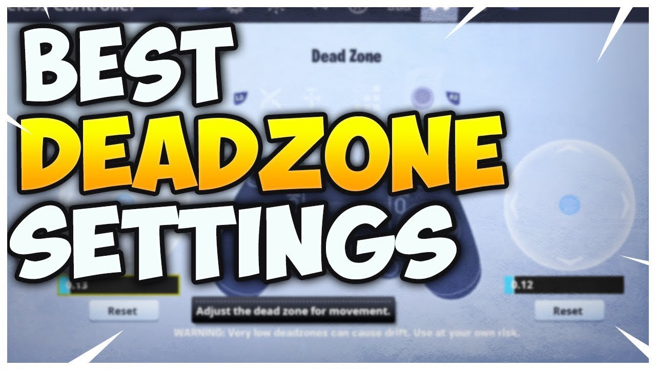 BEST DEADZONE SETTINGS AND SETTINGS FOR PS4||BEST EXPLANATION FOR ...