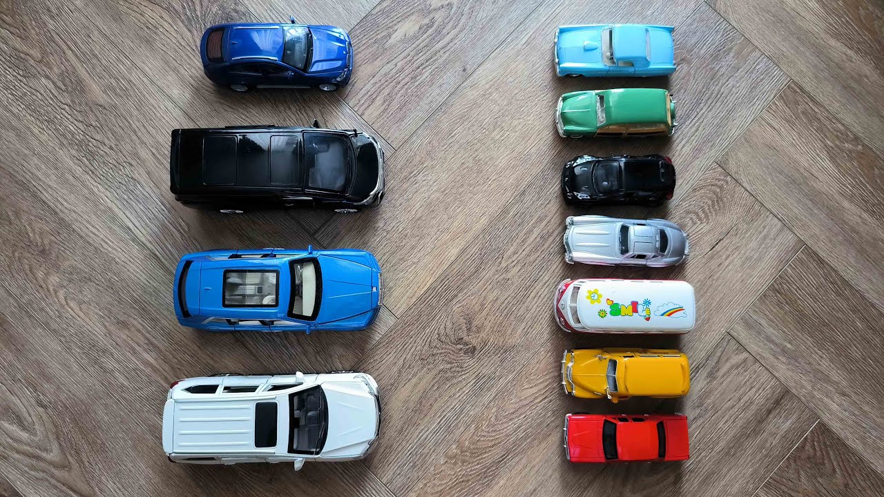 Random Cars of Different Sizes in Hands - YouTube