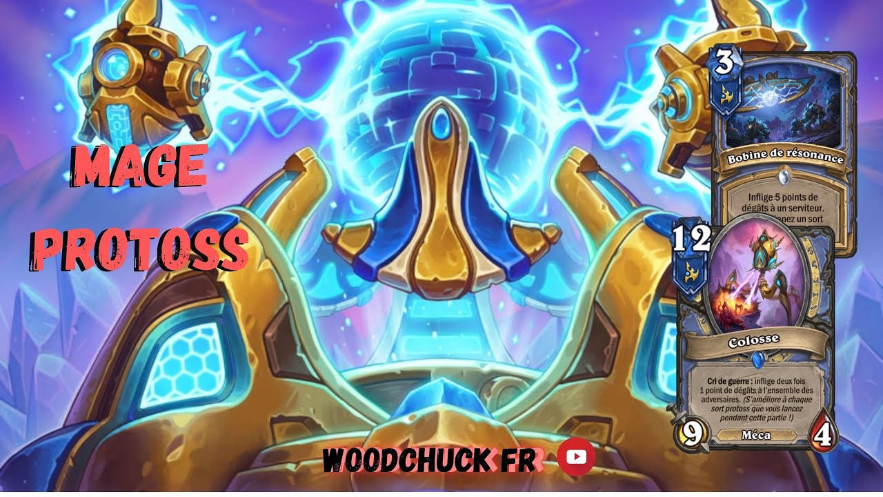 Hearthstone - Mage Protoss ( tellement marrant ) - Woodchuck - YouTube