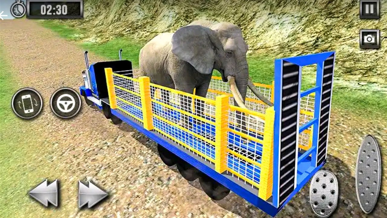 Wild Animal Zoo Transporter 3D - Animals cargo transport Gadi games ...