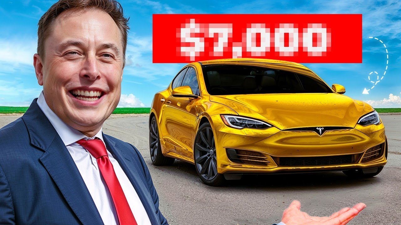 Elon Musk: 'I'm Releasing My $7,000 TESLA Today!' - YouTube