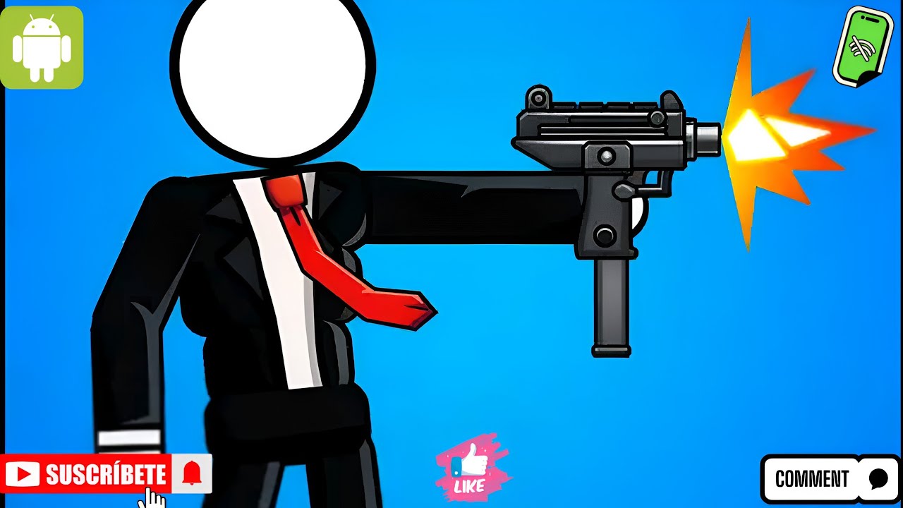The Gunner : Stick Gun Game [ Android Gameplay ] @offlineplayhouse ...