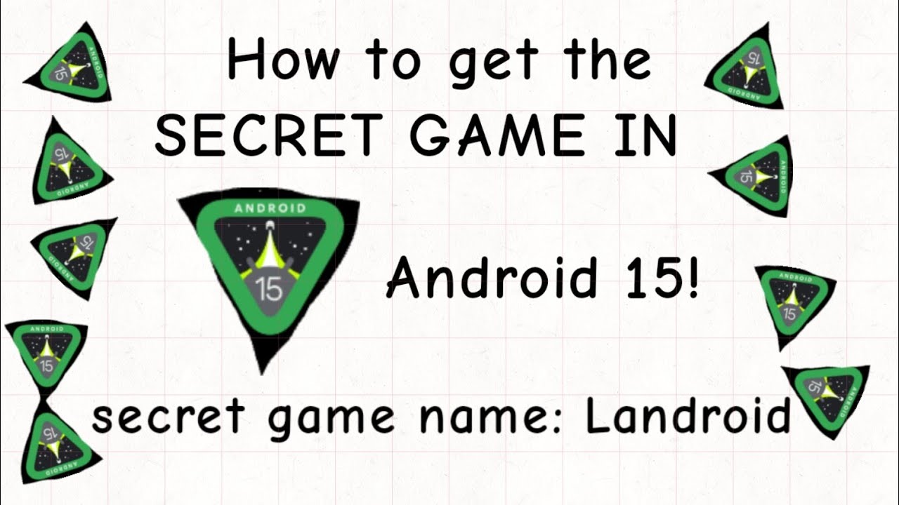 How to GET THE SECRET GAME in ANDROID 15! - YouTube