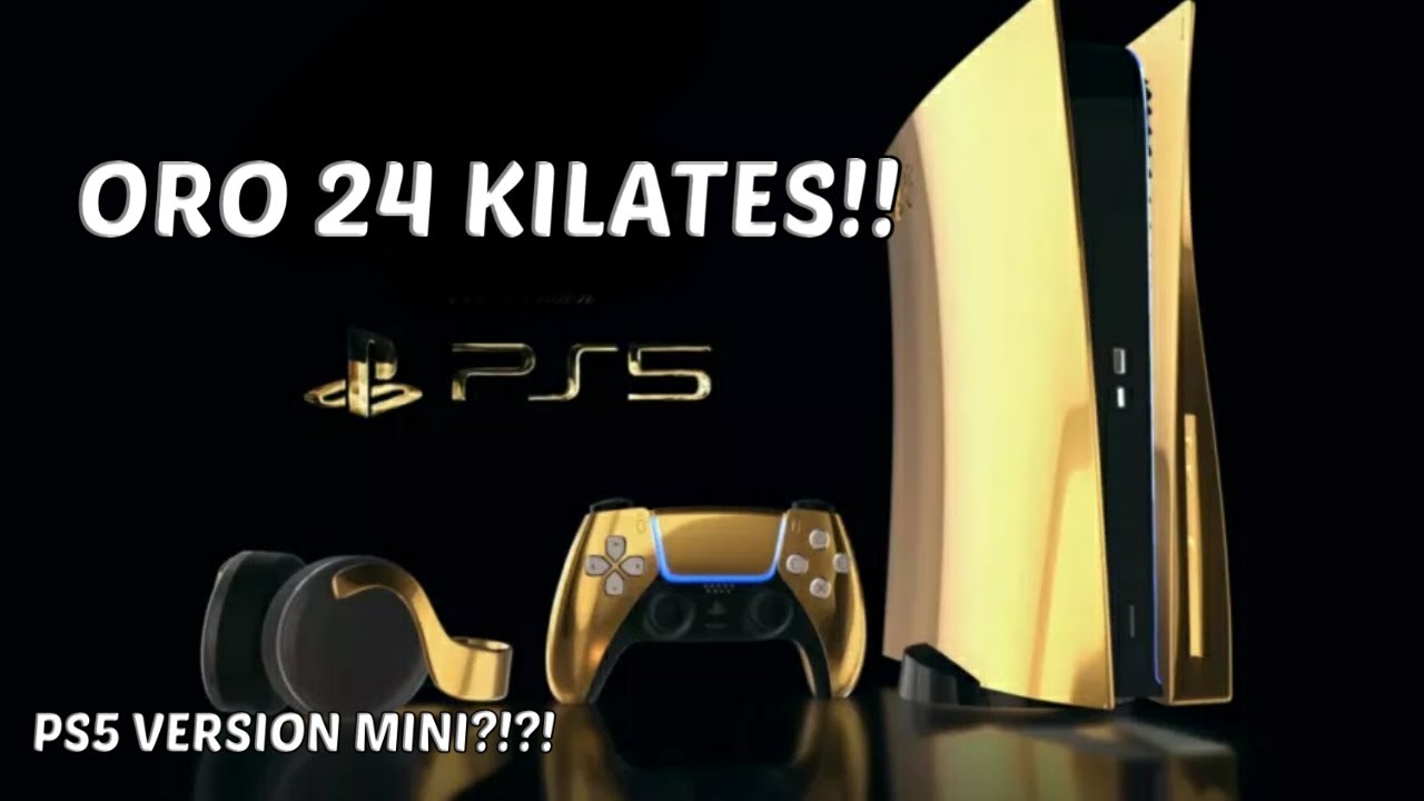 PLAY STATION 5 HECHA DE ORO | 24 KILATES DE ORO ENCIMA DE LA PS5 ...
