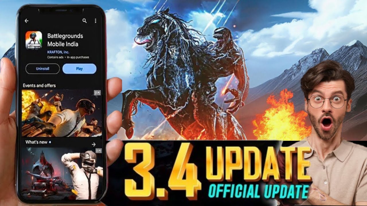 🔥 BGMI PUBG New 3.4 BLOODMOON AWAKENING & VENOM COLLAB Update Here ...