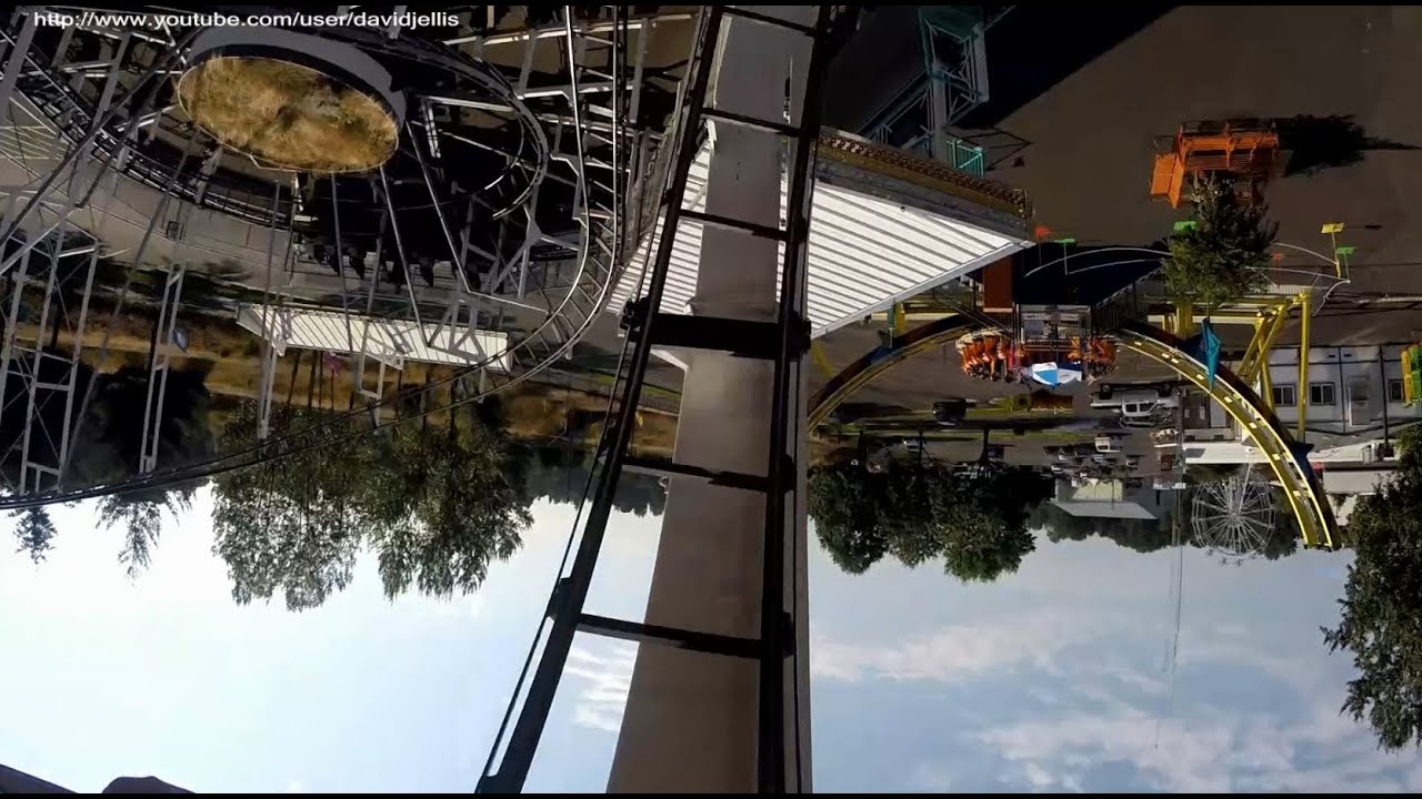 Looping Thunder (front seat HD POV) - Oaks Amusement Park - YouTube