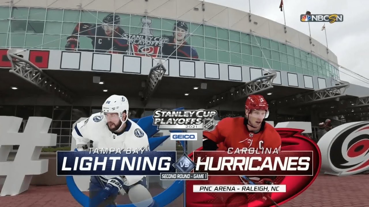 NHL Playoffs on NBCSN intro | TB@CAR | 5/30/2021 (GM1) - YouTube