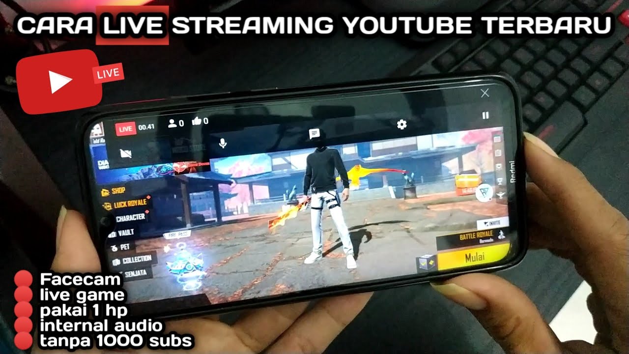 Cara Live Streaming di YouTube Android terbaru 2022 - YouTube