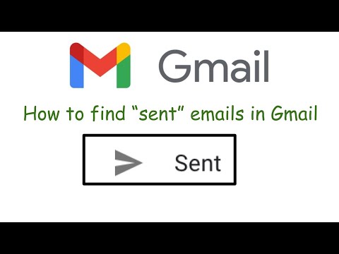 How to Find "Sent" Emails on Gmail - YouTube