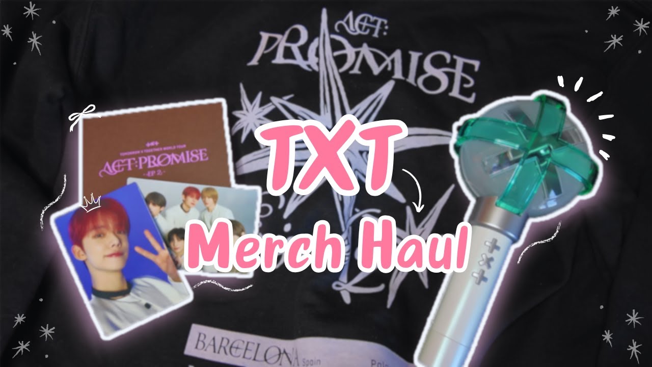 TXT Merch Haul | Act: Promise Ep.2 2025 - YouTube