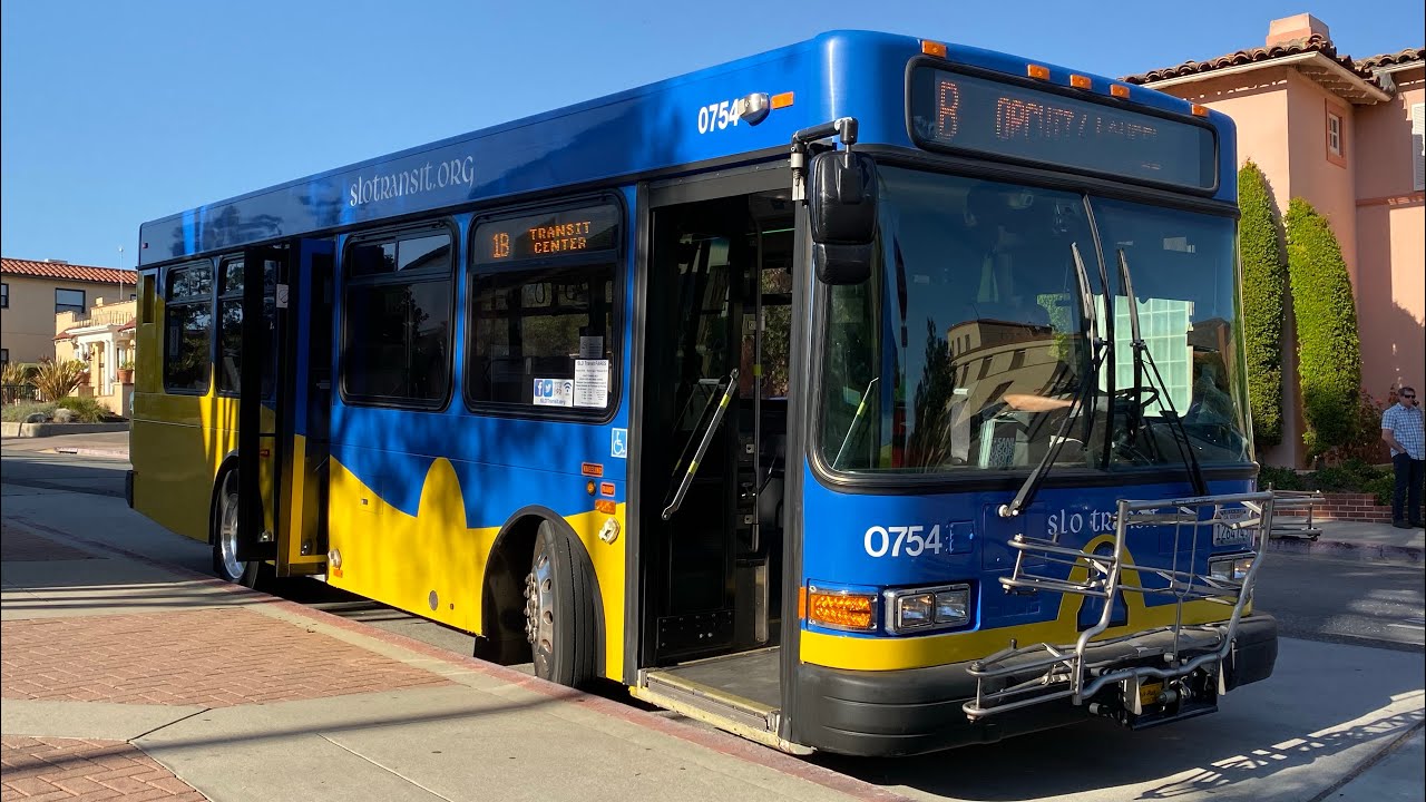 San Luis Obispo Transit 2007 Gillig Low Floor 29’ Diesel #0754 - YouTube