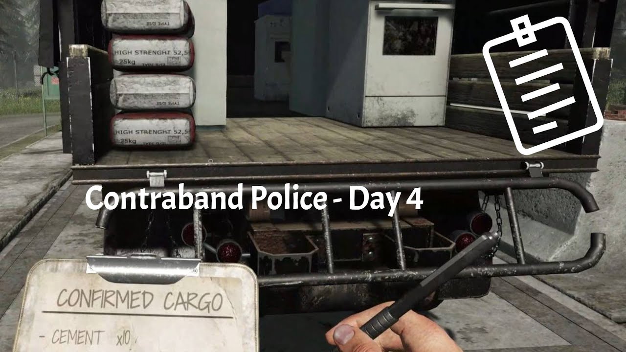 Contraband Police / First Look / Day 4 [I'm a Cargo Counter!] - YouTube
