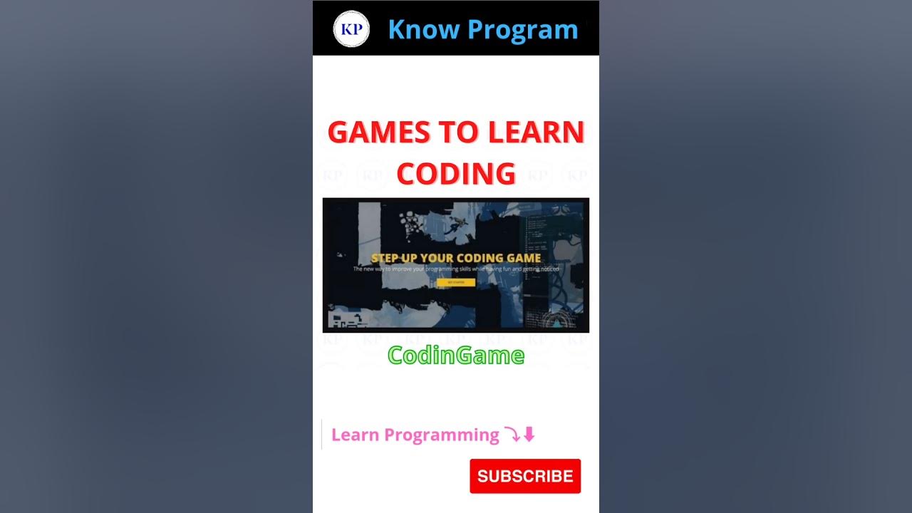 Games to Learn Coding ️. | #shorts #coding #game #knowprogram - YouTube