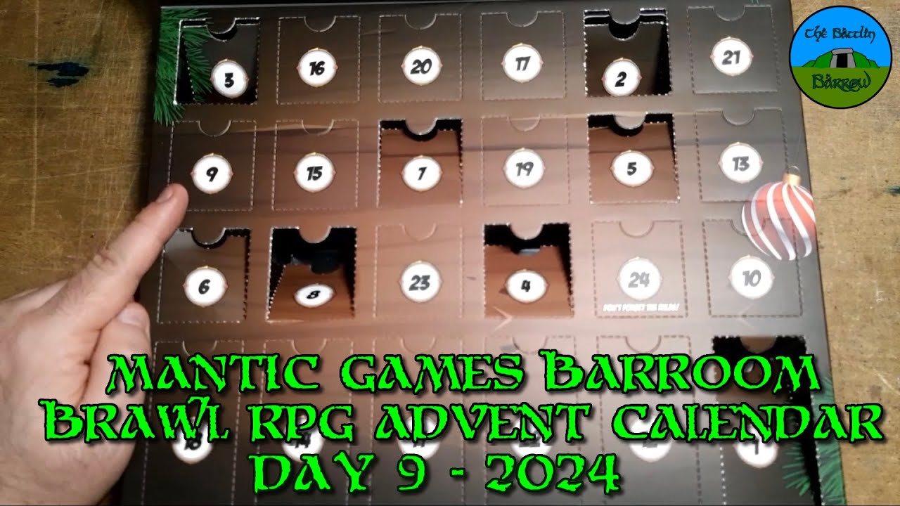 Mantic Games BarRoom Brawl RPG Advent Calendar Day 9 - 2024 - YouTube