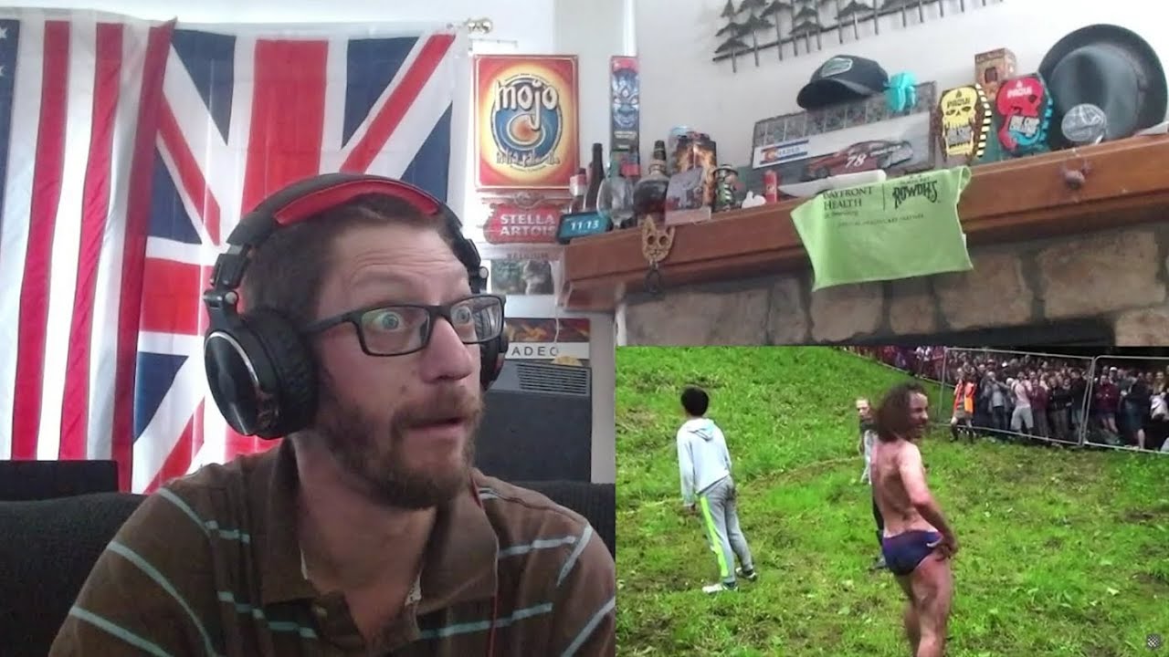 American Reacts to What is the Gloucester Cheese Rolling Competition? - YouTube