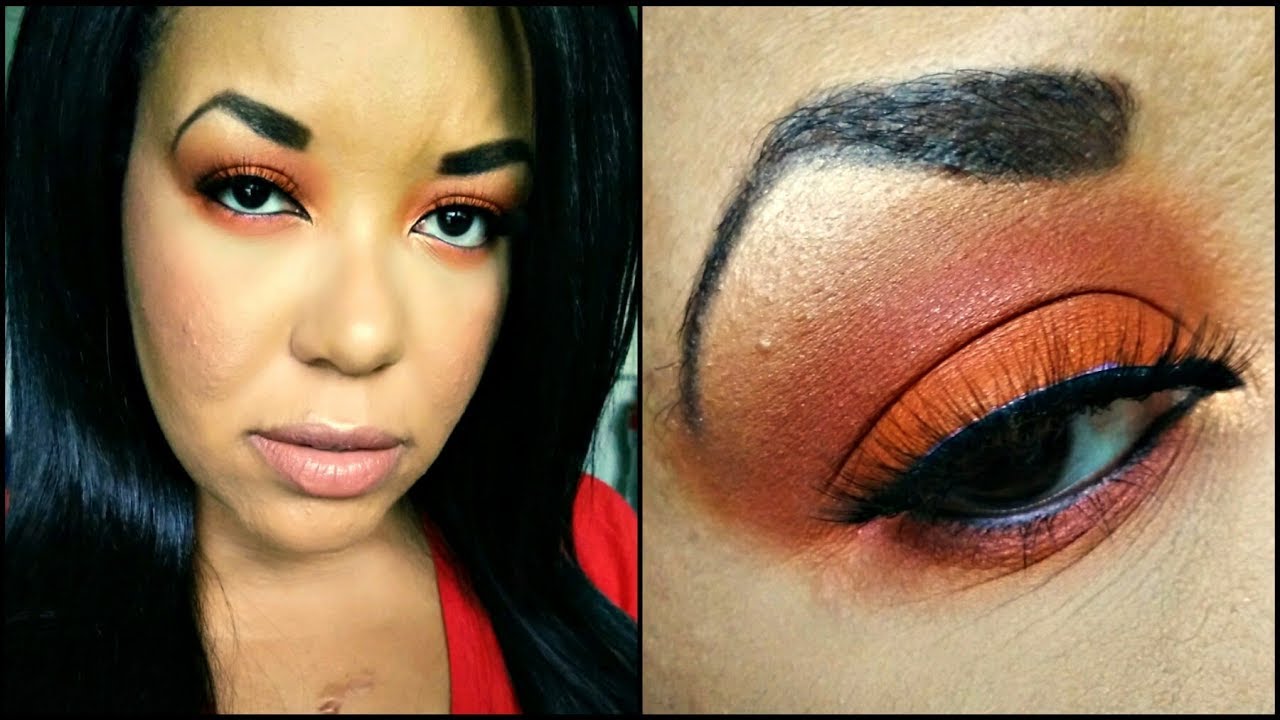 FIERY GRUNGE MAKEUP TUTORIAL - YouTube