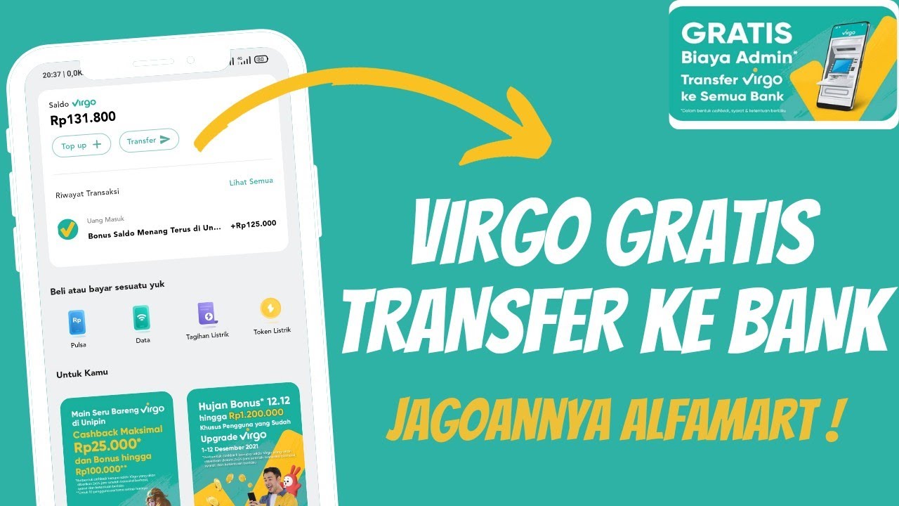 VIRGO - Transfer Ke Semua Bank GRATIS Admin !! - YouTube