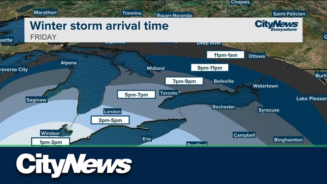 Toronto bracing for major winter storm: What to expect and when - YouTube