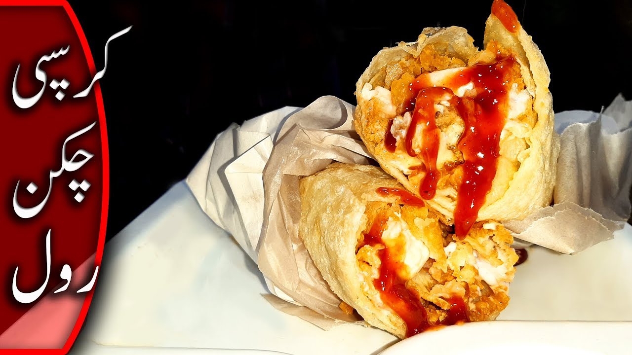 Crispy Chicken Jumbo Roll | Best Crispy Roll | Paratha Roll - YouTube