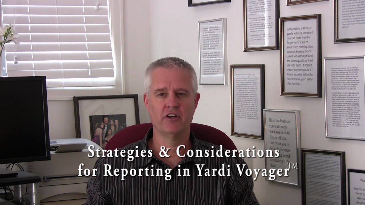 Yardi Database and Voyager Custom Reports Development Issues - YouTube