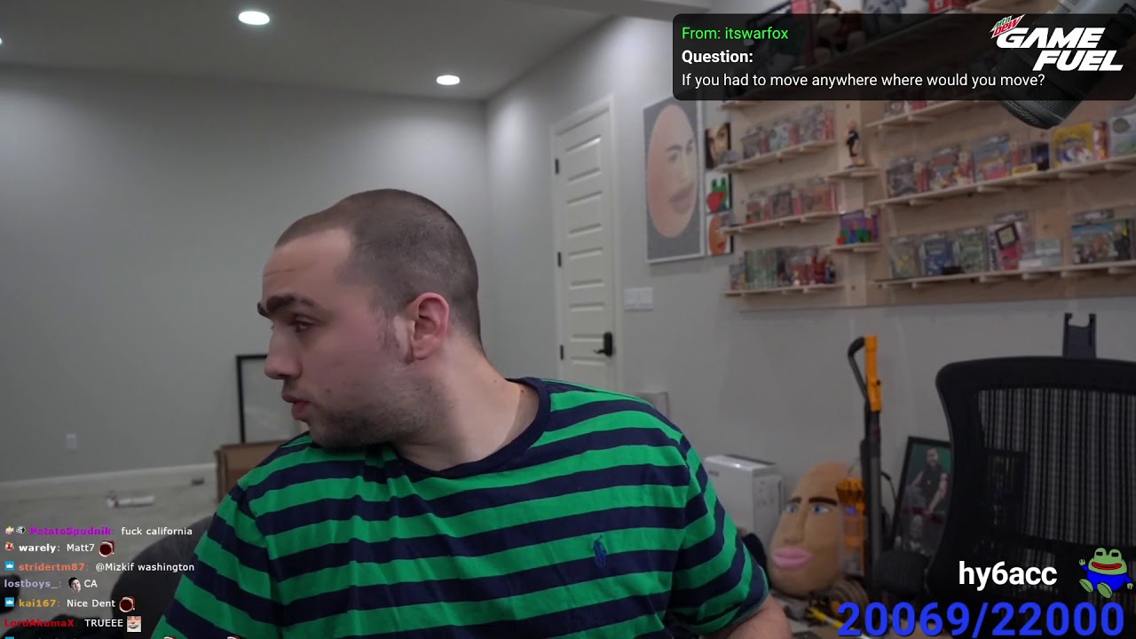 Mizkif update on the dent in his head - YouTube