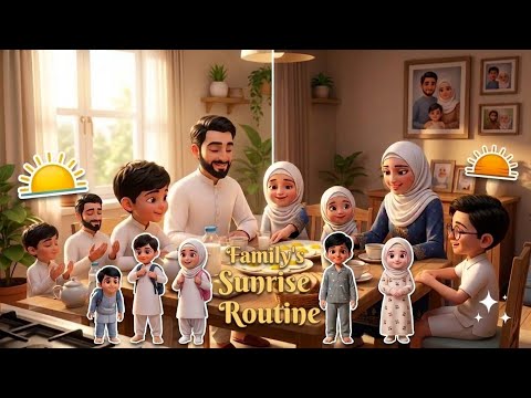 Peaceful Morning Routine | AI Family Video ☀️🏡||Ai LifeStyle 