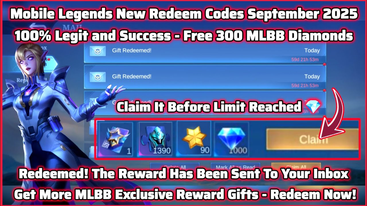 Mobile Legends New Redeem Codes September 02, 2025 - MLBB Redeem Codes ...