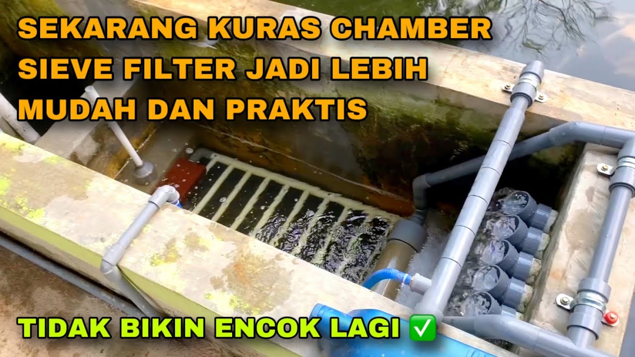 TUTORIAL KURAS CHAMBER SIEVE FILTER DENGAN MUDAH DAN PRAKTIS - BUDIDAYA ...
