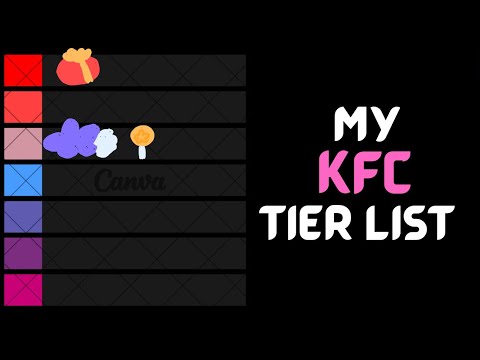 My KFC tier list - YouTube