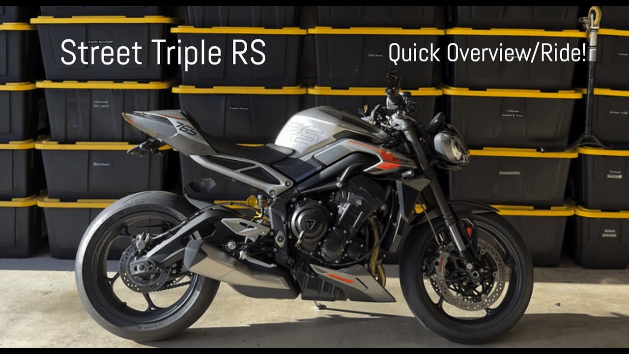 An Afternoon on a Street Triple RS! | Trident 660 Indicator Upgrade ...