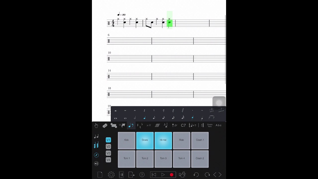 Notion 2 5: How To Create Drum Notation - YouTube