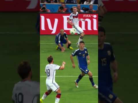 Gotze's World Cup winning goal vs Argentina in 2014! 🇩🇪 🤩 - YouTube