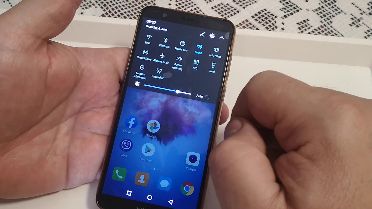 Huawei p smart how to screen record - YouTube
