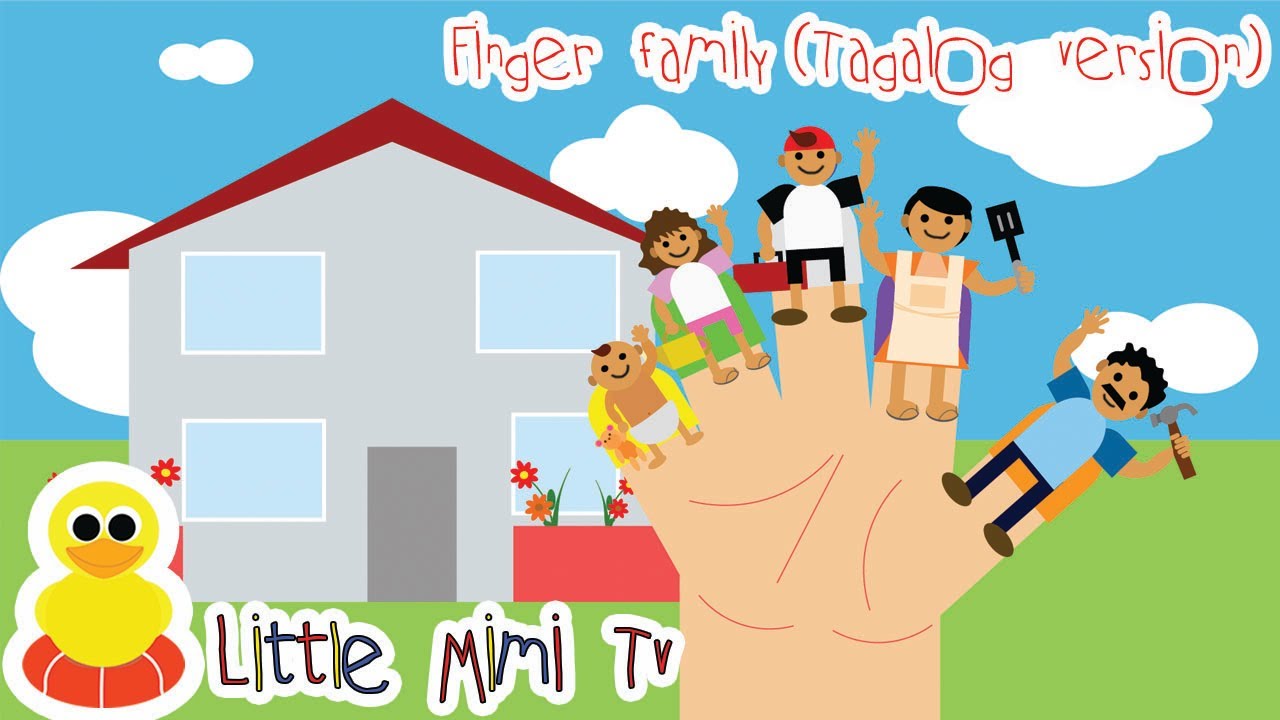 Finger Family Tagalog Version Nursery Rhymes & Kids Songs - Little Mimi ...