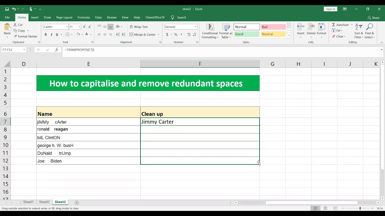 How To Capitalise And Remove Redundant Spaces In Excel YouTube how-to-capitalise-and-remove-redundant-spaces-in-excel-youtube